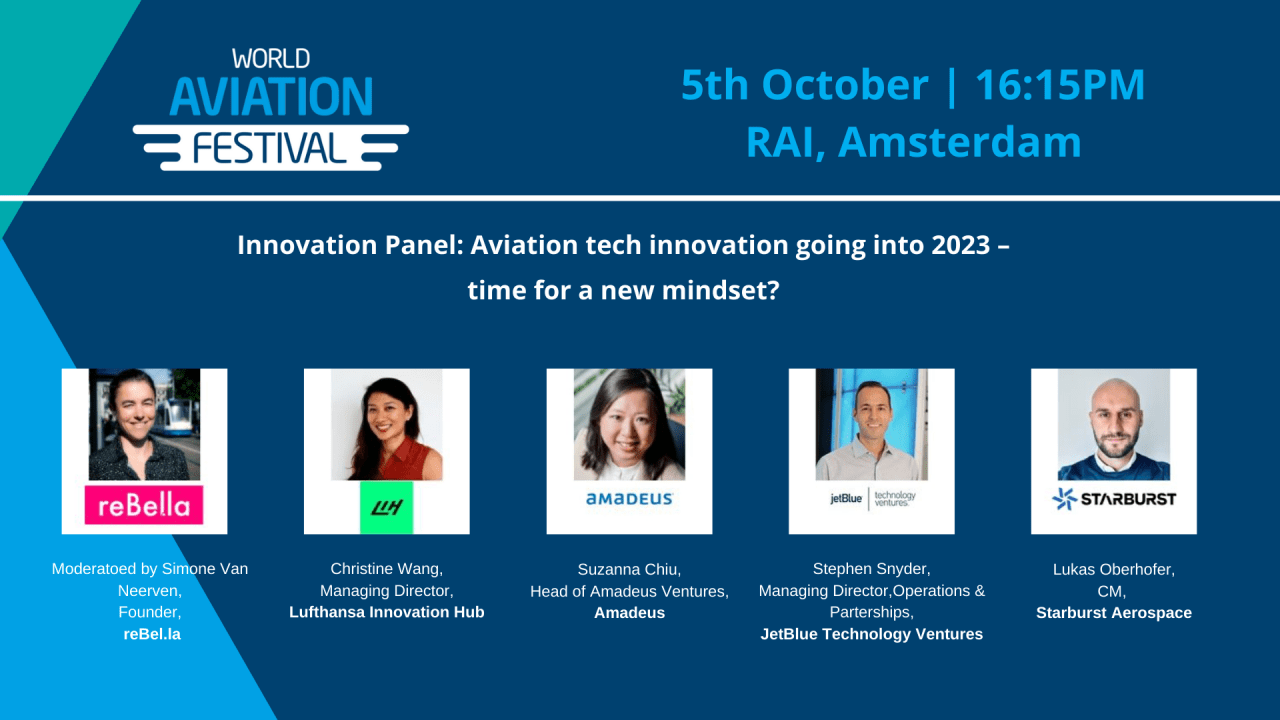 Keynote innovation panel – “Aviation tech innovation going into 2023 ...
