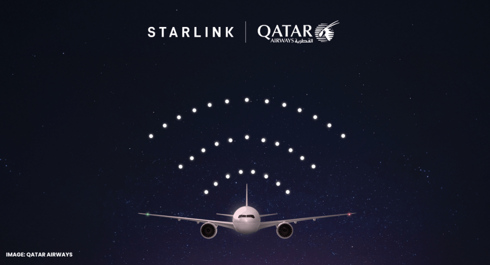 Qatar Airways debuts first flight with Starlink's Wi-Fi